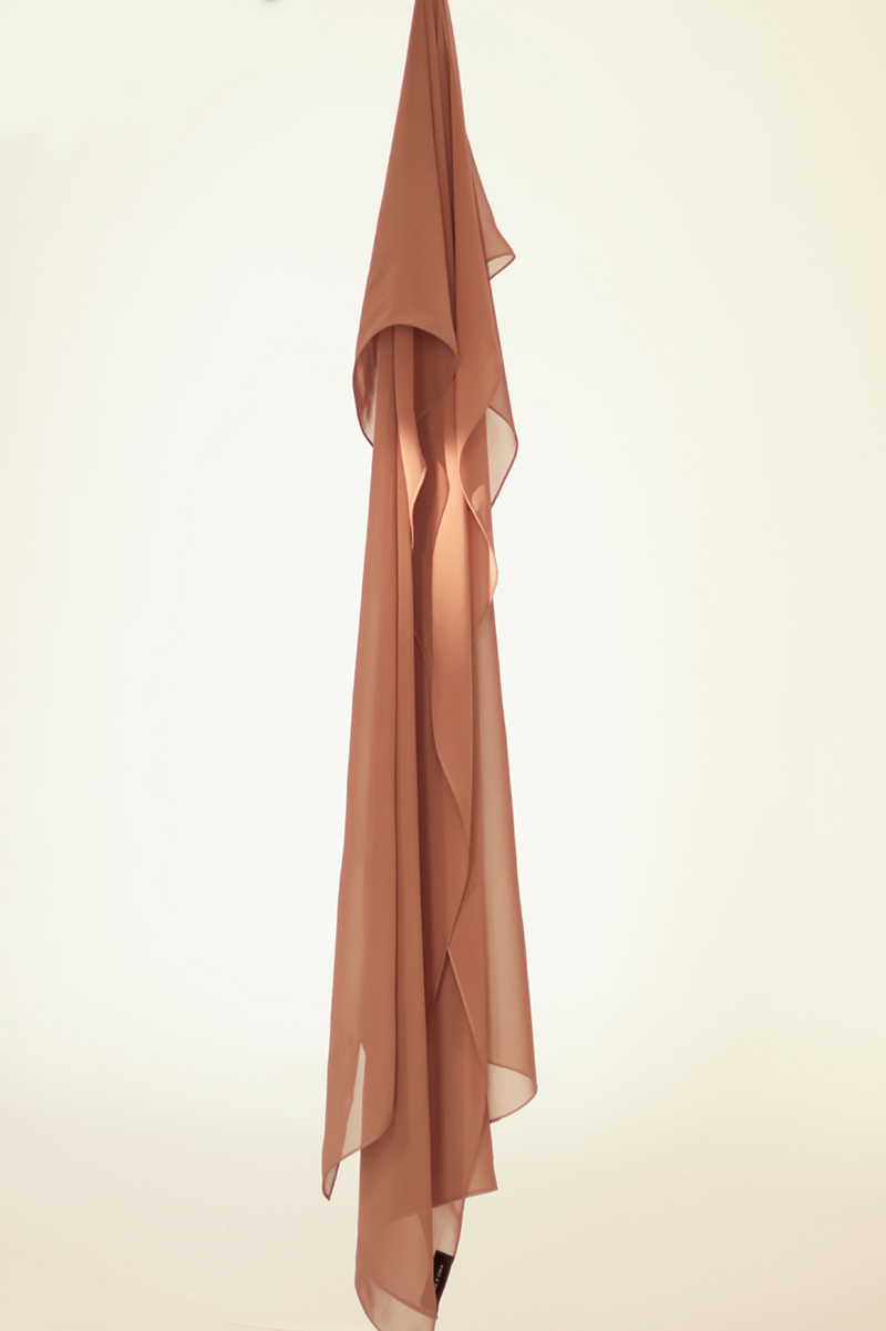 Sandy Beige Chiffon Hijab – PINS & PEARLS
