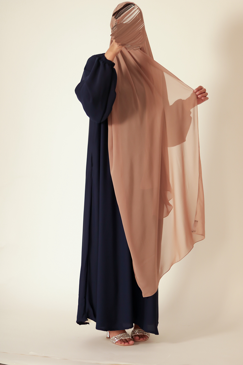 Sandy Beige Chiffon Hijab – PINS & PEARLS